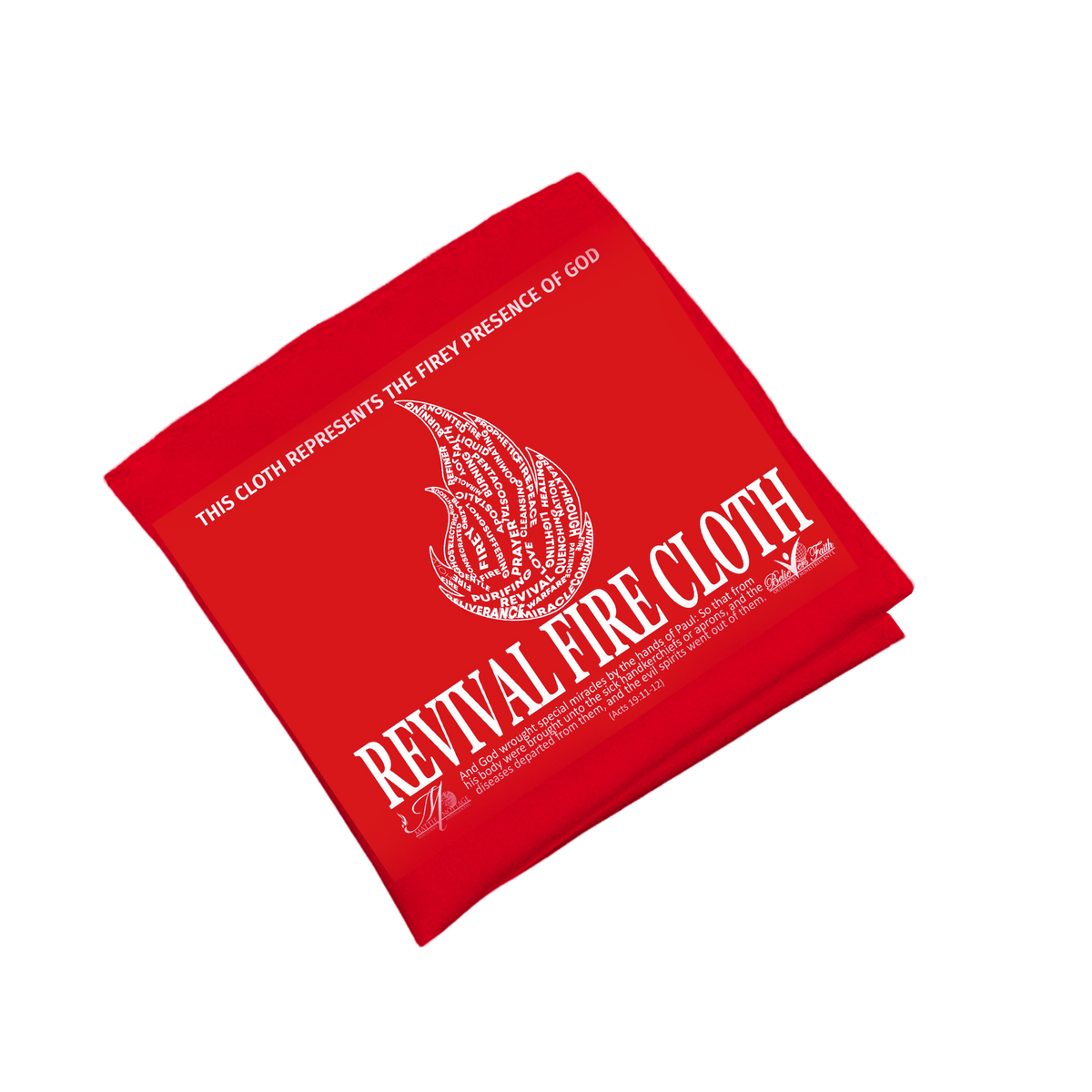 Anointed Prayer Cloth(RED) – Mattie Nottage Ministries Online Store